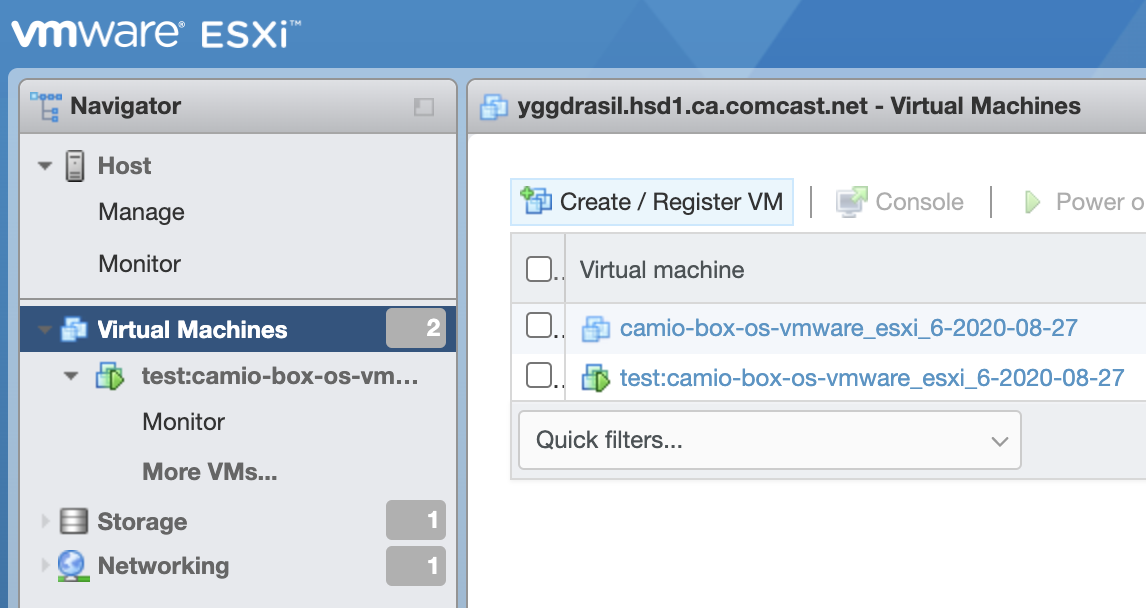 How to set up a Camio Flex VM in VMware ESXi/vSphere? – Camio
